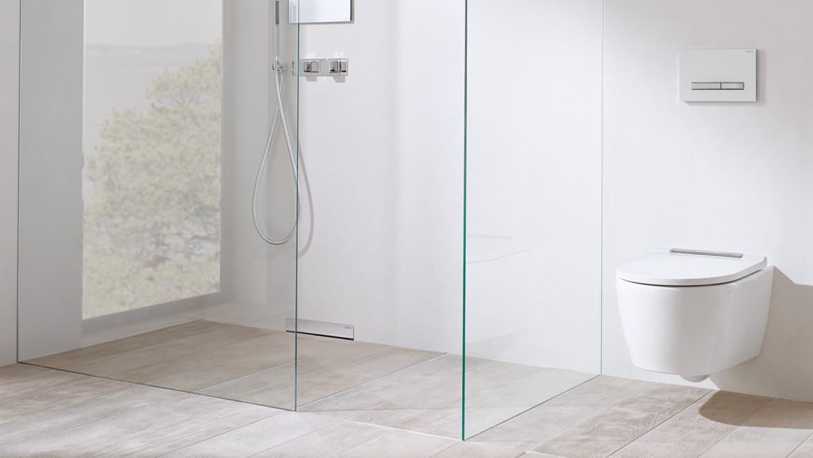 Shower enclosures for an open-plan bathroom | Geberit UK