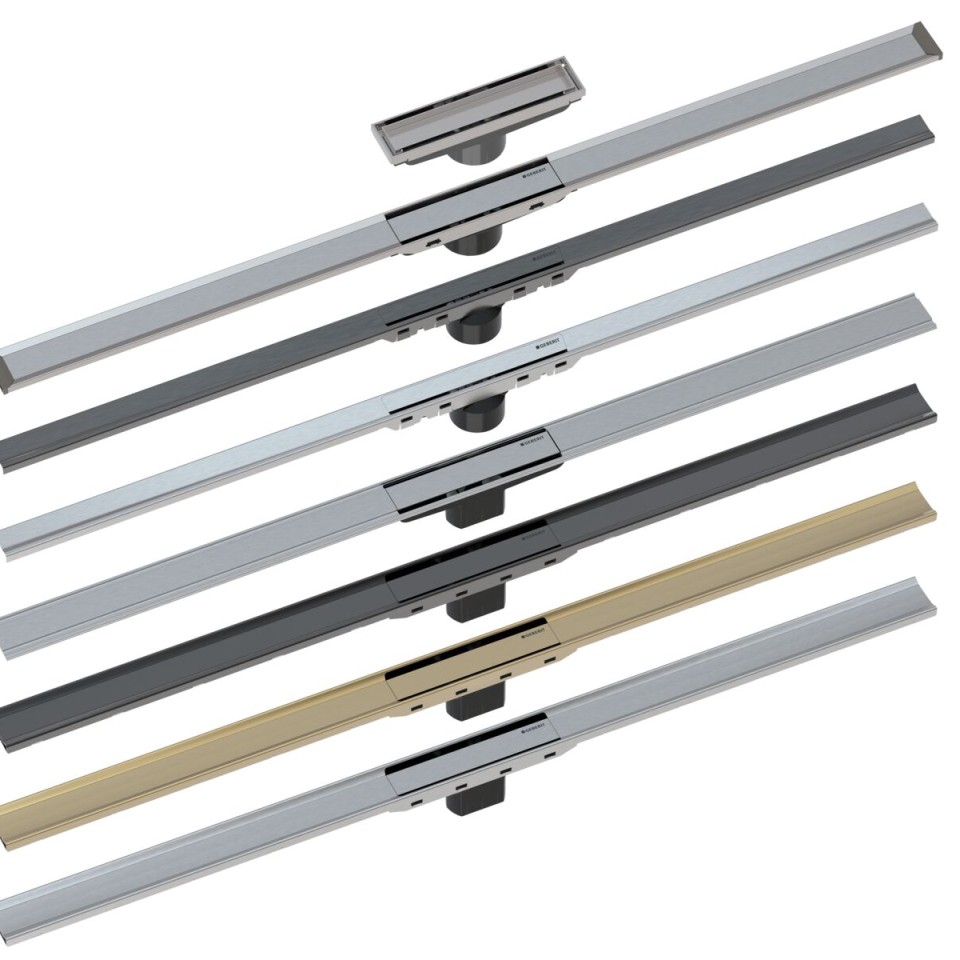 Floor-even showers: shower trays, shower drains | Geberit UK