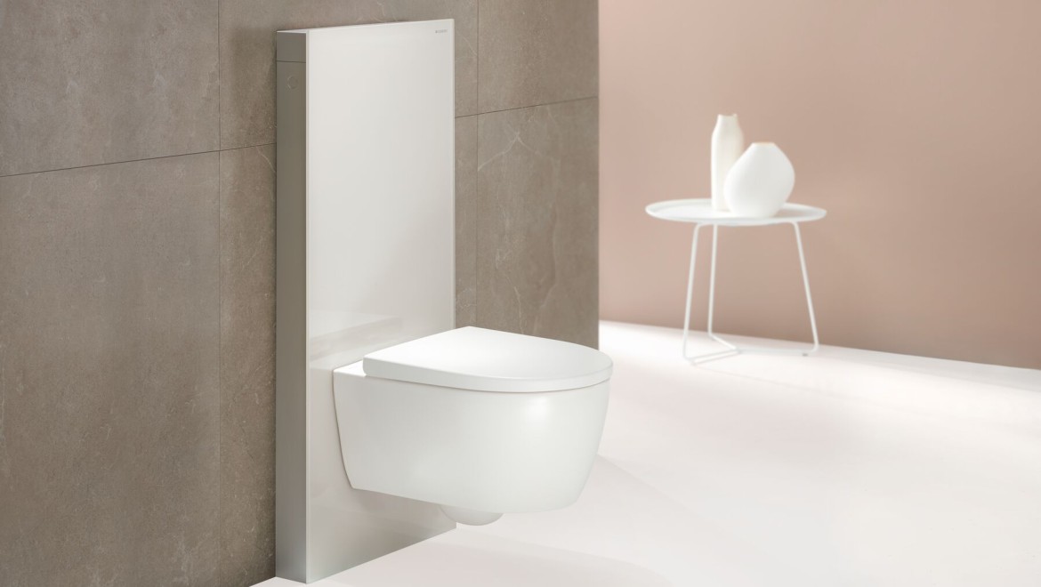 Modern bathroom with sloped ceiling | Geberit UK