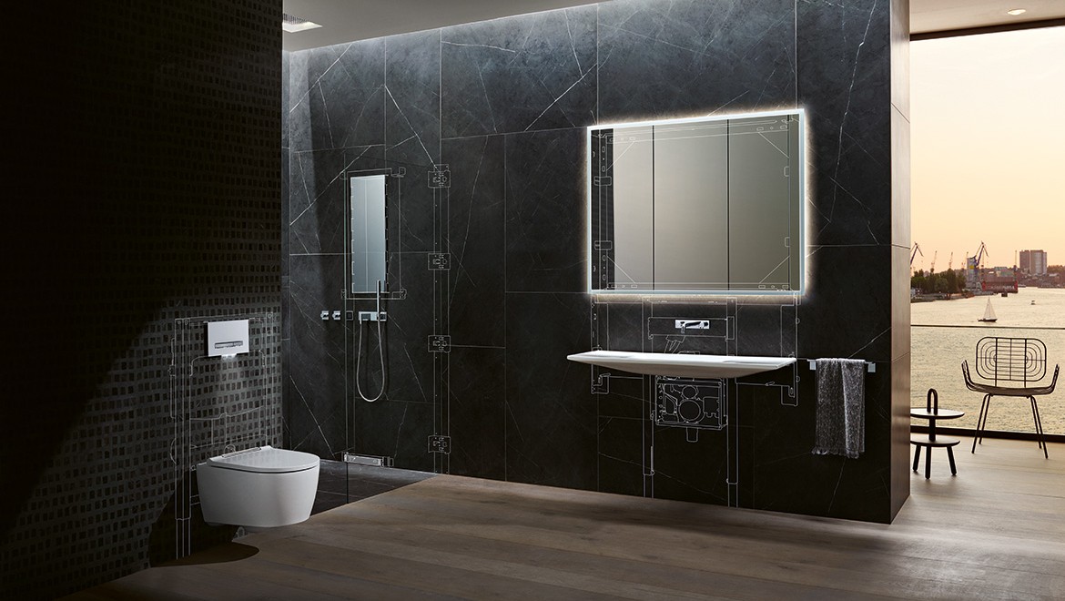 Ideal installation heights in the bathroom | Geberit UK