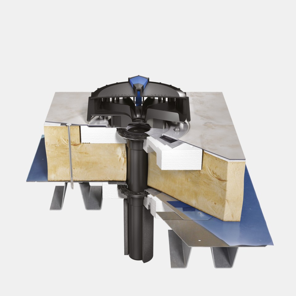 Geberit Pluvia: efficient roof drainage | Geberit UK