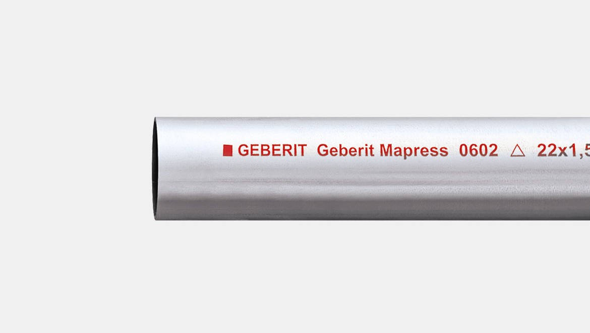 Geberit Mapress Carbon Steel pipe | Geberit UK